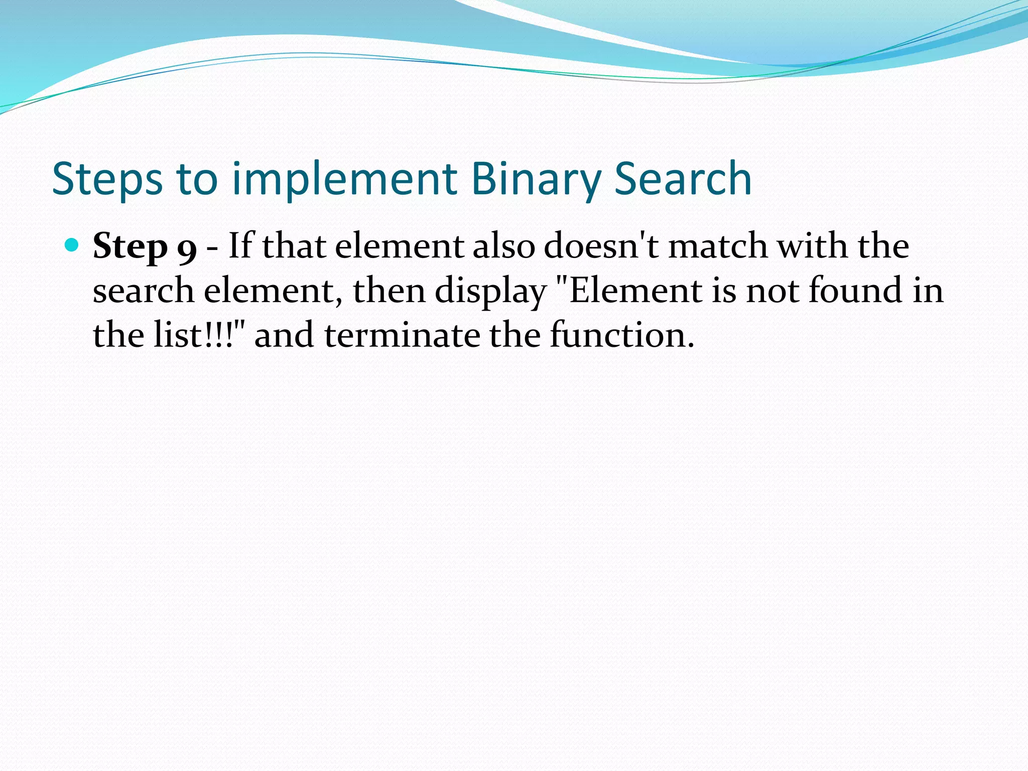 Searching in c language | PPT