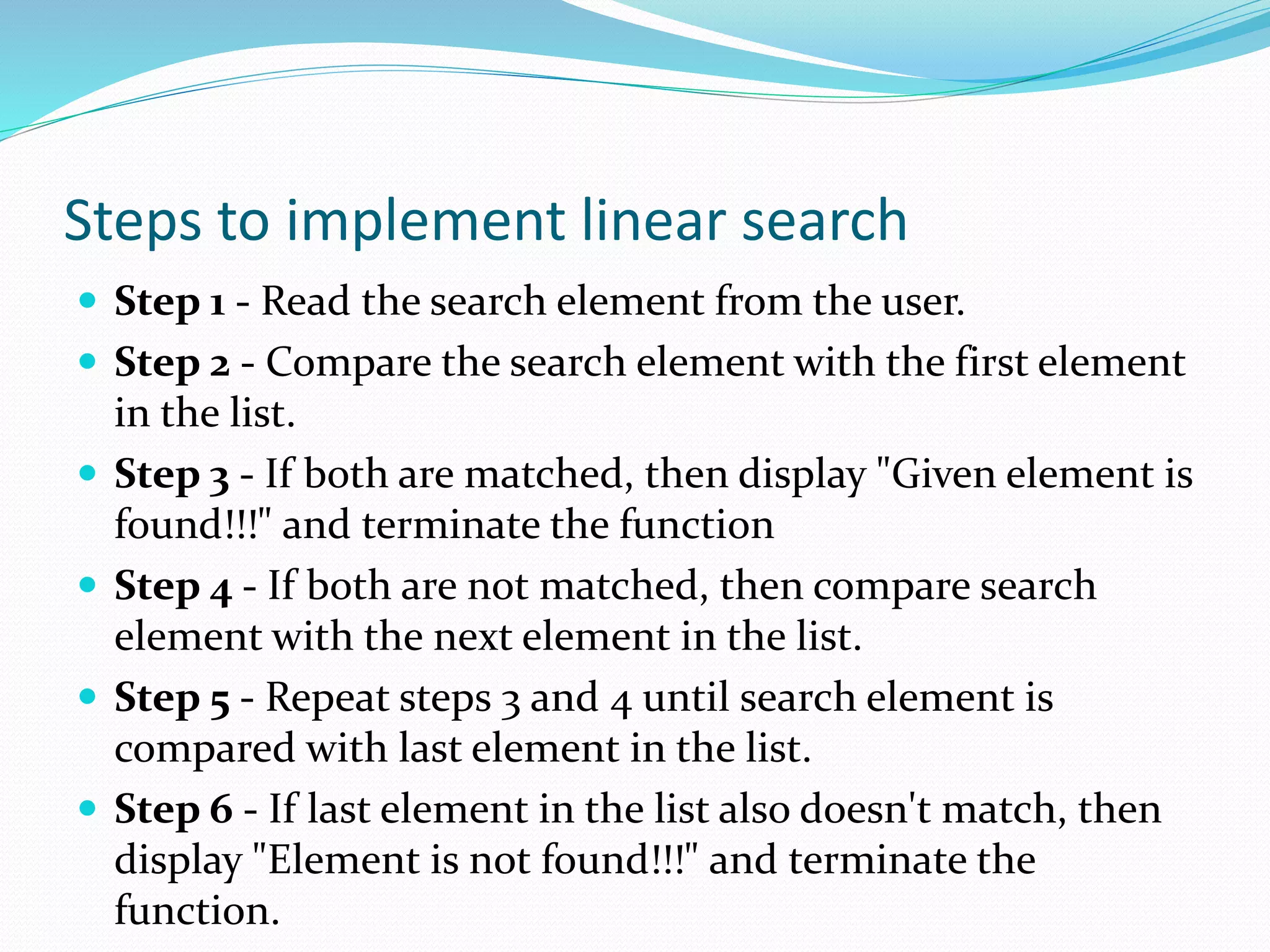 Searching in c language | PPT