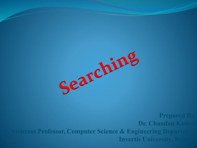Searching in c language | PPT