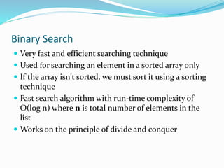 Searching in c language | PPT