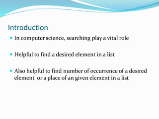Searching in c language | PPT