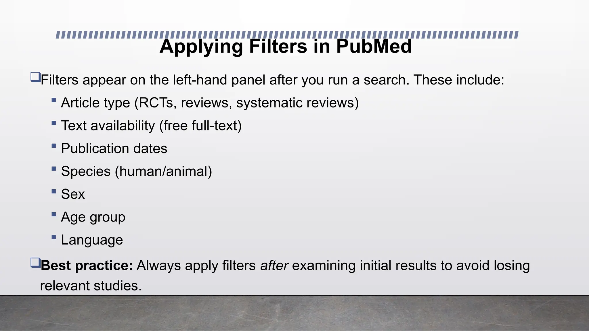 Searching in PubMed andCochrane_Practical Presentation.pptx