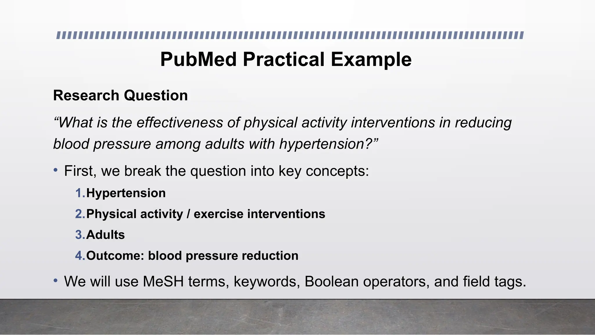 Searching in PubMed andCochrane_Practical Presentation.pptx