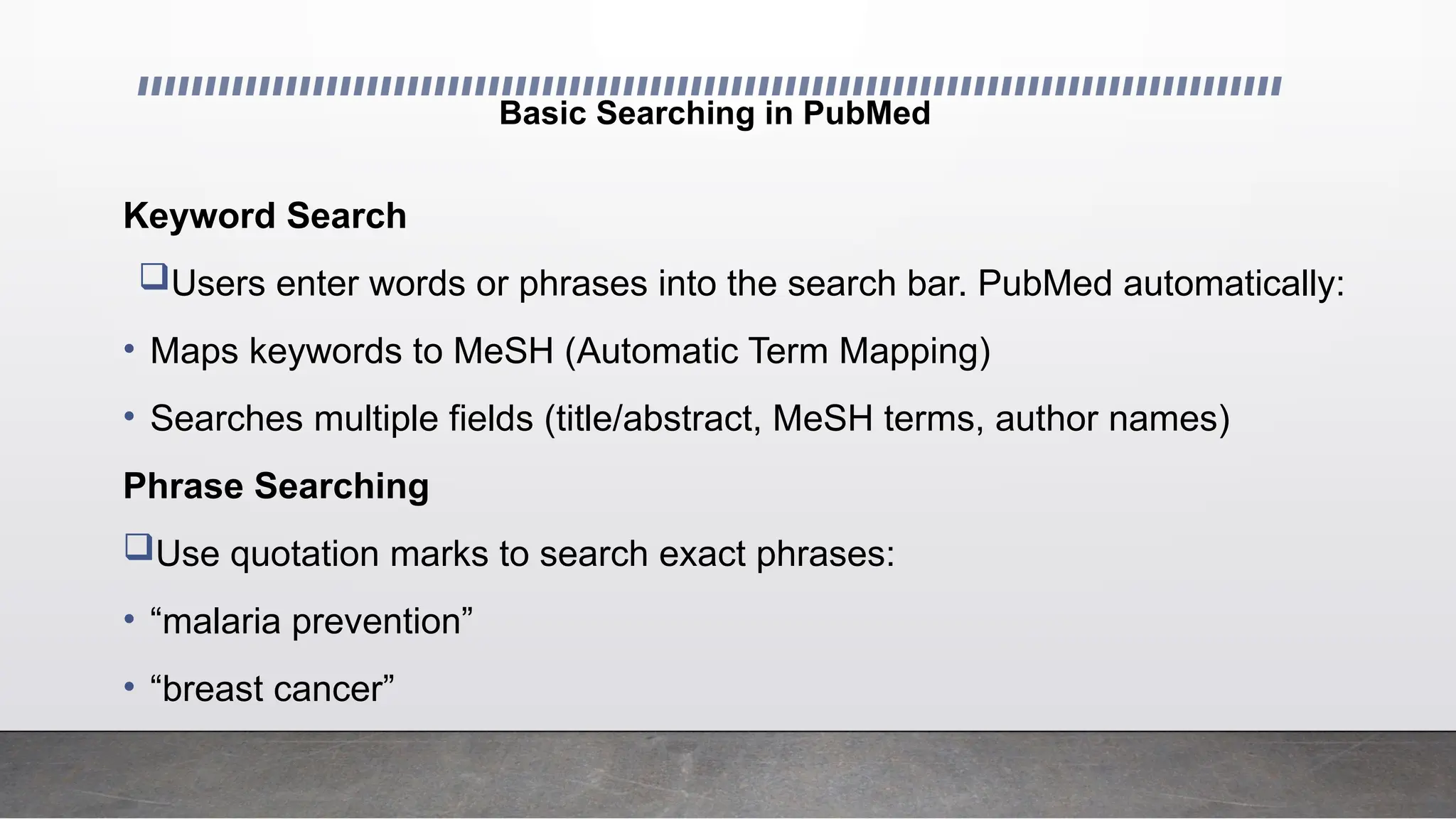 Searching in PubMed andCochrane_Practical Presentation.pptx