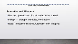Searching in PubMed andCochrane_Practical Presentation.pptx