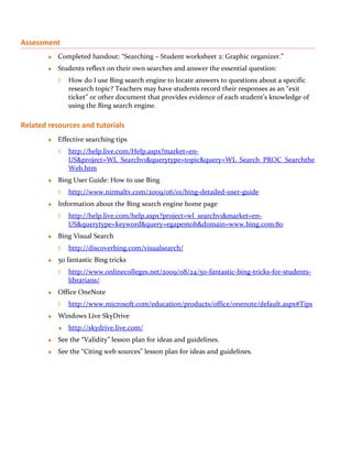 Searching lessonplan intermediate | PDF