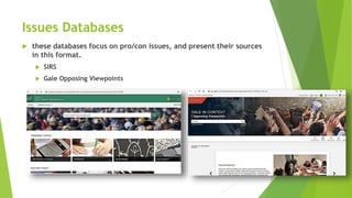 Searching library databases | PPTX