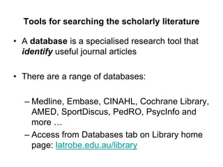 Searching Medline | PPT
