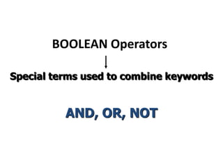 Boolean Operators | PPTX