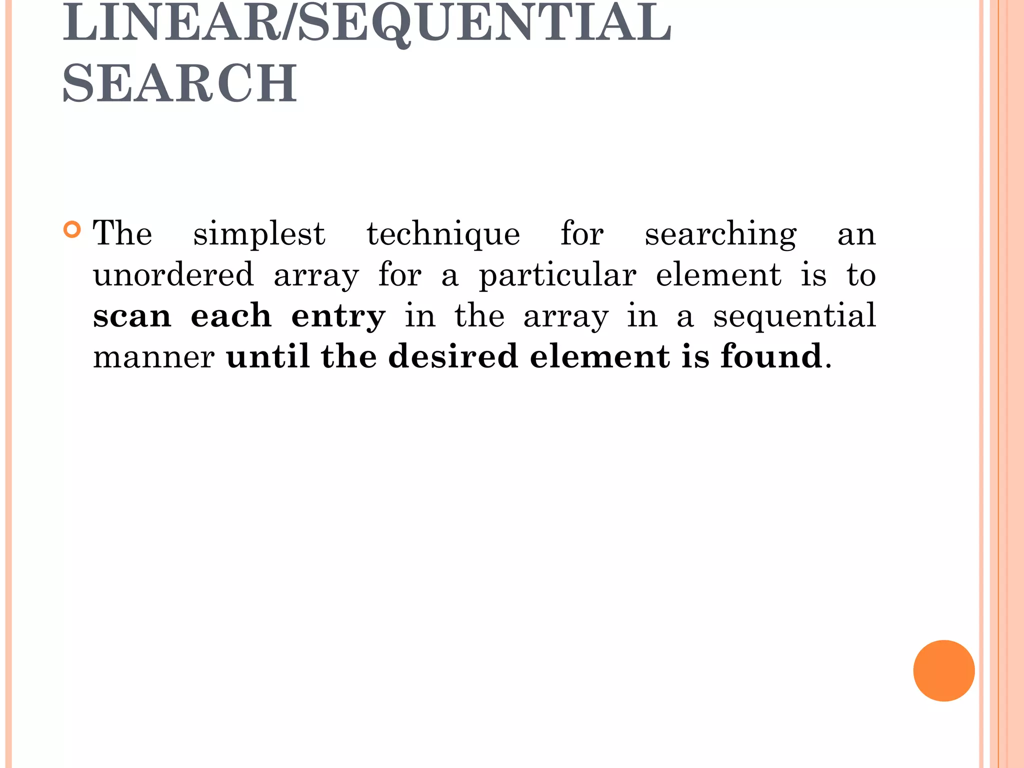 Data Structures - Searching & sorting | PPT