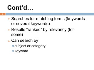 Searching strategies 23 aug | PPT