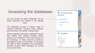 Searching the databases.pptx