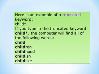 Searching the Internet (The good, the bad and the ugly) | PPT