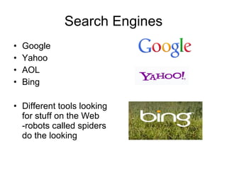 Searching The Web | PPT