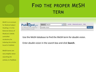 Searching with me sh terms | PPT
