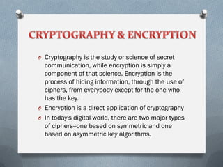 Search on encrypted data | PDF