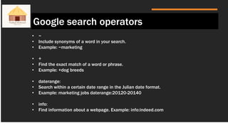 How to Search on Google Like a Pro | PDF