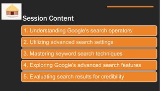 How to Search on Google Like a Pro | PDF