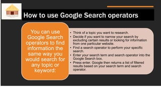 How to Search on Google Like a Pro | PDF