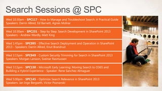 Search-driven apps with SharePoint 2013 - Whats possible with the new platform? | PPTX