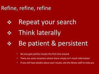 Information Search Skills | PPTX