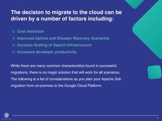 Five Considerations When Migrating Your On-Premise Solr Infrastructure ...