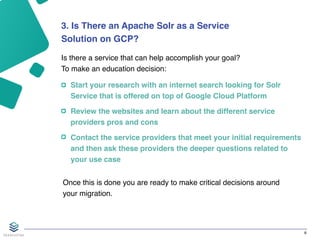 Five Considerations When Migrating Your On-Premise Solr Infrastructure ...