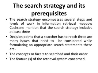 Search strategy with boolean method | PPTX