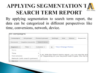 Importance of Search Term Report in Google AdWords | PPT