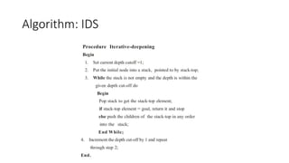 Uninformed Search technique | PPTX