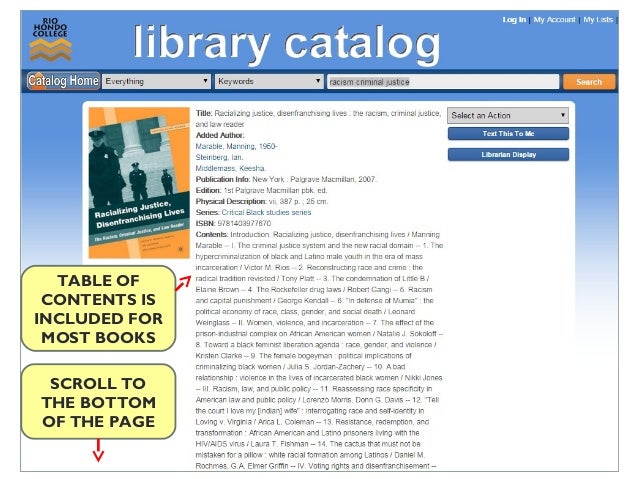 Search the library catalog