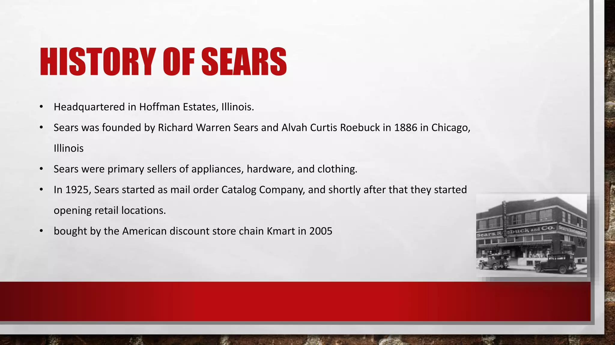 Sears Case Study | PPTX