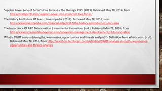 Sears Case Study | PPTX