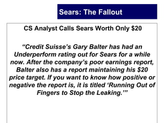 Sears case study | PPT
