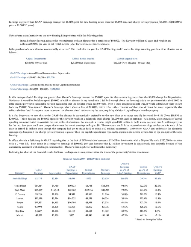 Sears Holdings By Jason Norbeck | PDF