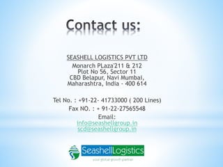 logistic services in Mumbai | PPTX | Logistics and Transportation ...