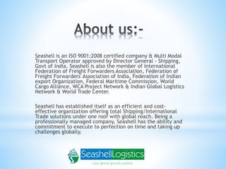 logistic services in Mumbai | PPTX | Logistics and Transportation ...