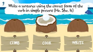 Game Seashore Shuffle Simple Present.pptx