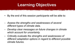 Training module on climate analysis (I) | PPTX