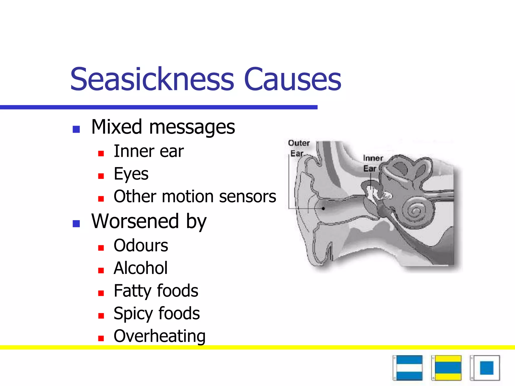Seasickness causes | PPTX