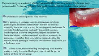Seasonal change in parasites | PPTX