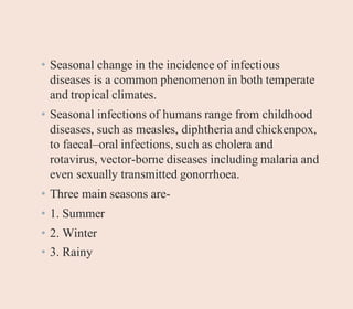 Seasonal disease | PPTX