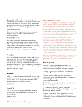 Seasonal forecasting | PDF