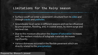 Seasonal limitations of bituminous pavement construction | PPTX