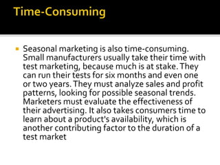 Seasonal marketing pros & cons | PPTX