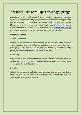 Seasonal Tree Care Tips For Sandy Springs.docx