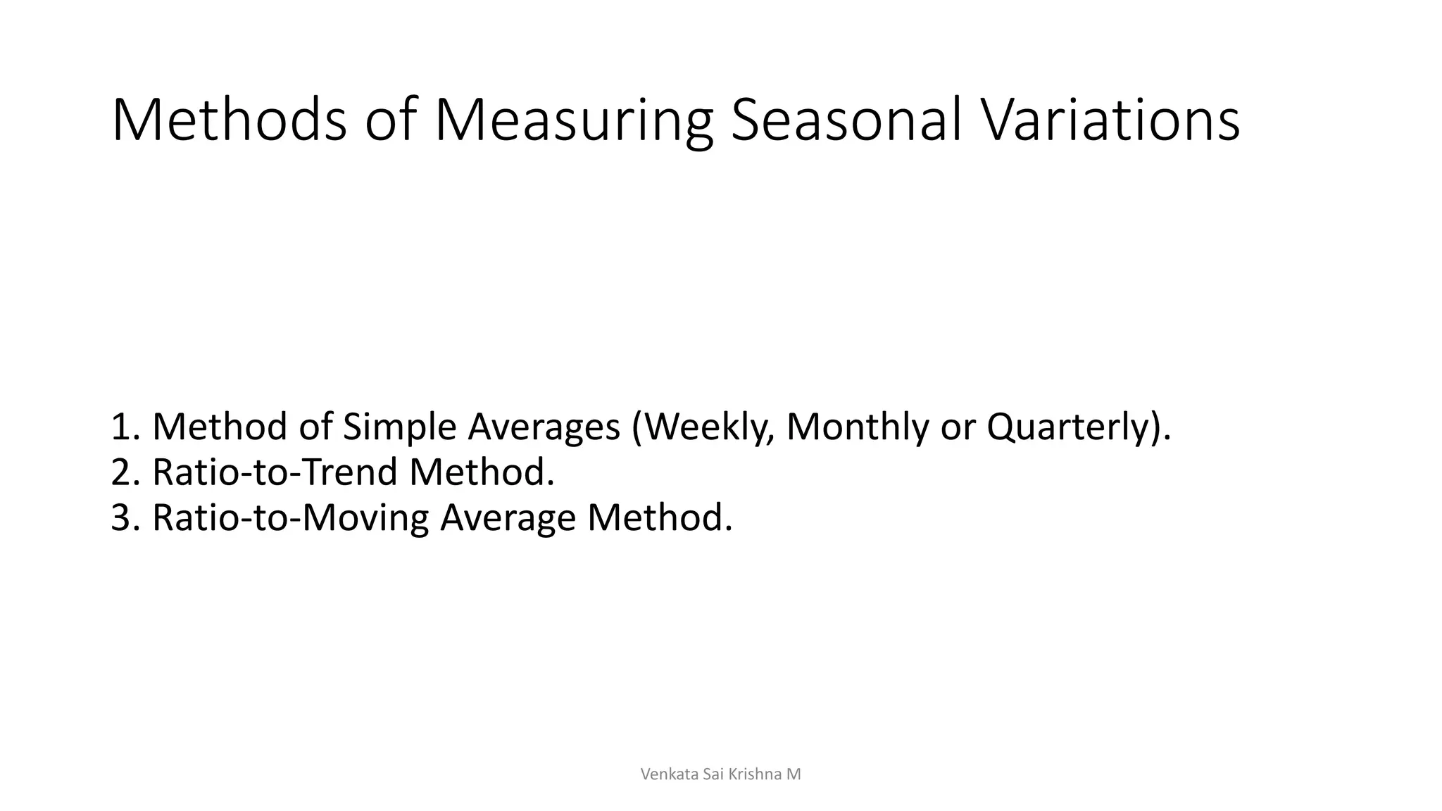 Seasonal variations | PPTX