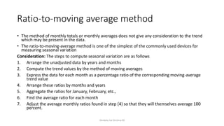 Seasonal variations | PPTX