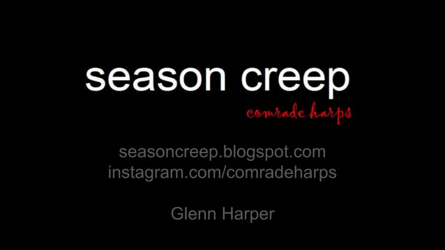 season creep: digital collage with found images | PPT