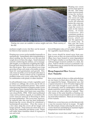 Season Extension Techniques for Market Gardeners | PDF